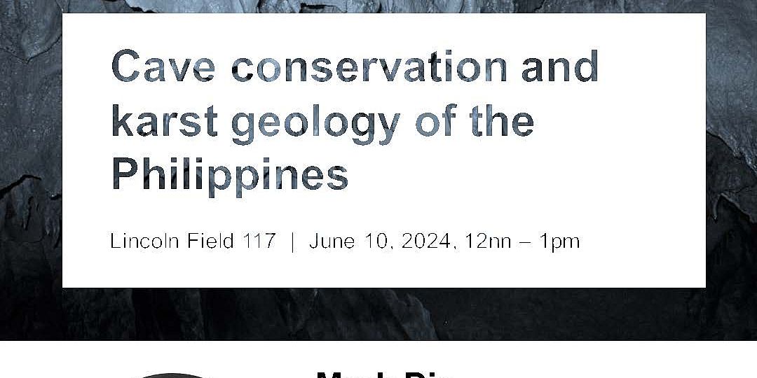 Cave conservation and karst geology of the Philippines | Events | Brown ...