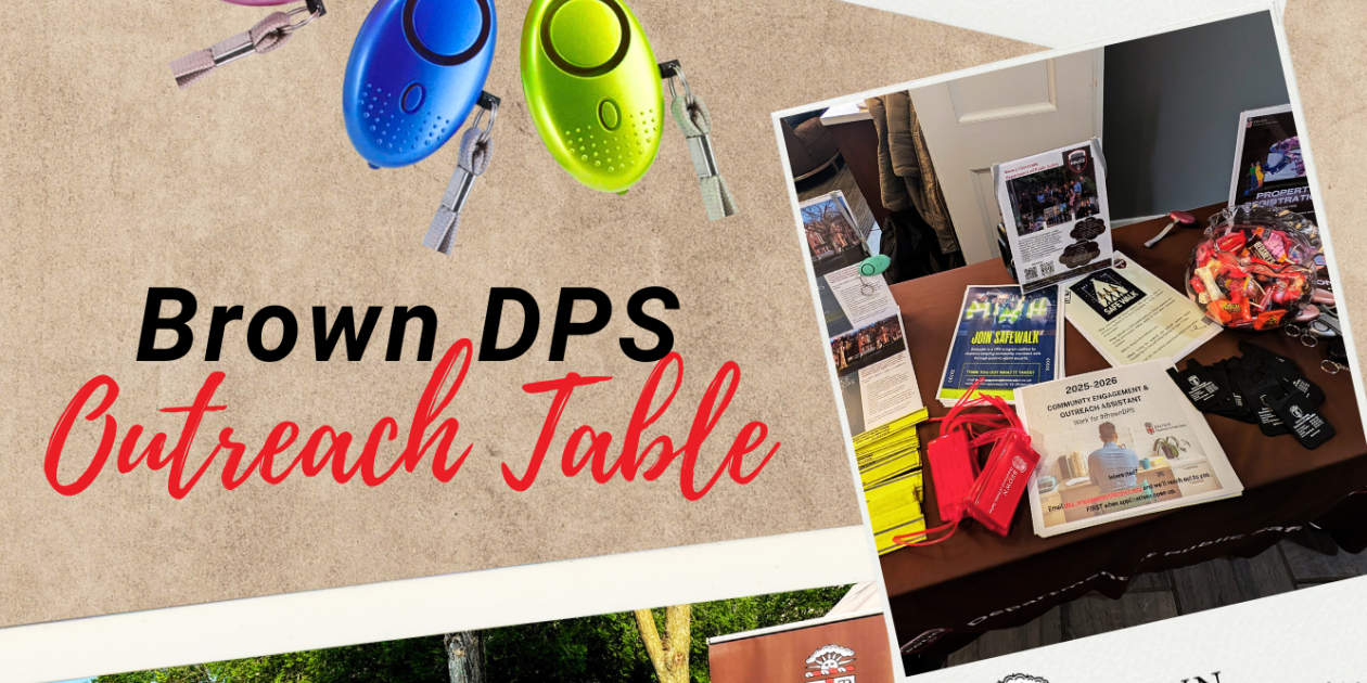 DPS Outreach Table | Events | Brown University