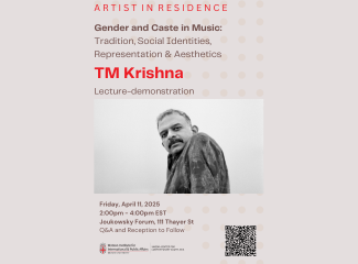 TM Krishna — Gender and Caste in Music: Tradition, Social Identities ...