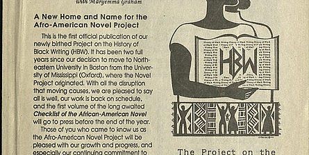Meet the History of Black Writing Project • 21st-century PhD | Events ...