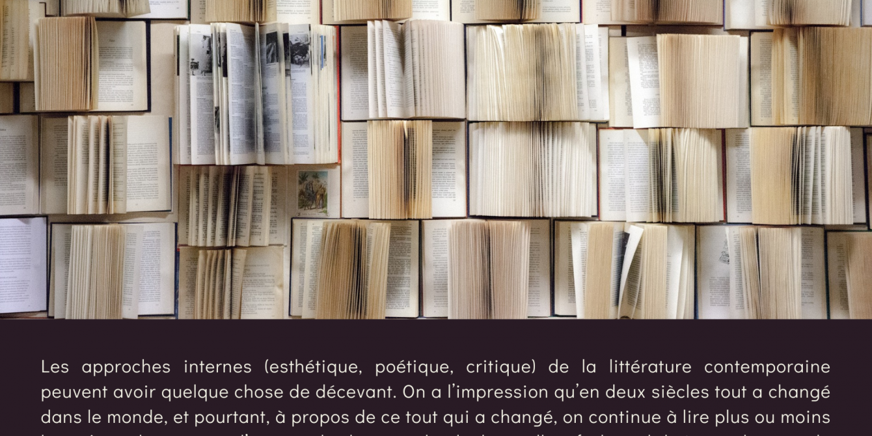 Dérèglements: Une approche écosystémique de la littérature (française ...