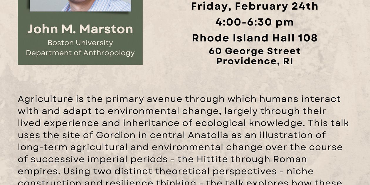 Lecture by Mac Marston: Local Ecological Knowledge | Events | Brown ...