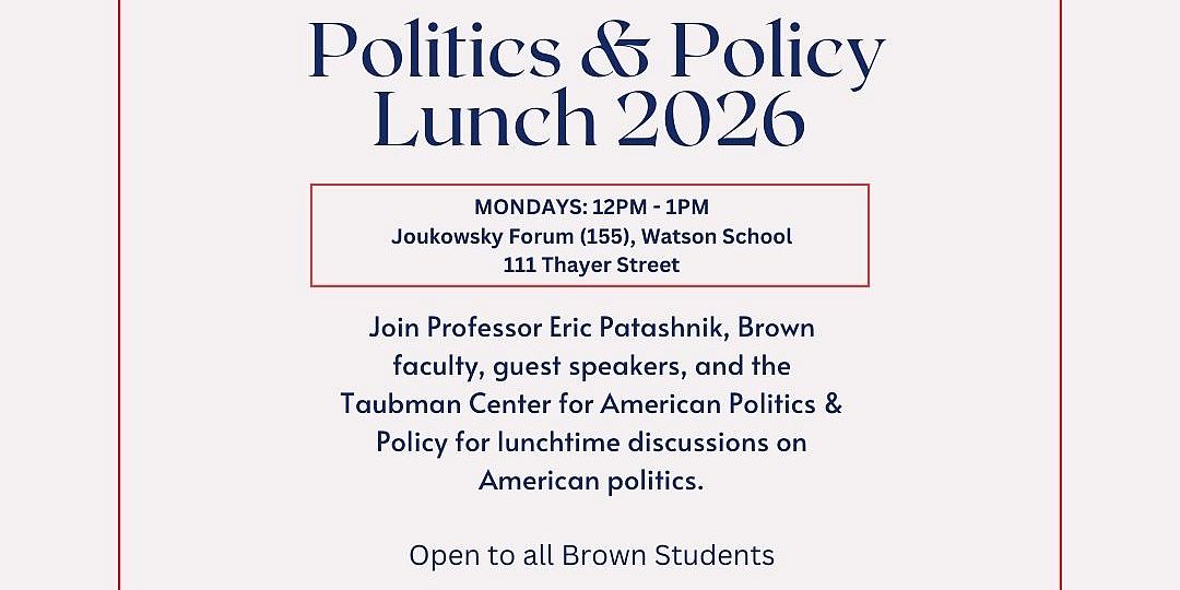 Politics & Policy Lunch: Law School Admissions with Ari Gabinet ...
